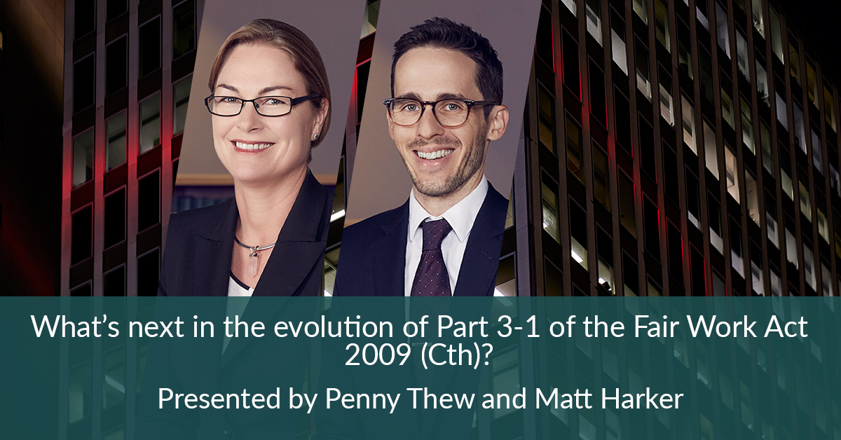 Employment & Industrial Relations – Greenway Chambers